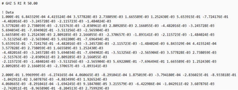 S-Parameter Handling with the Matlab RF Toolbox – Rydev
